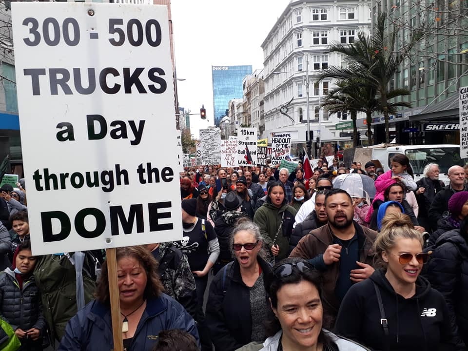 Dome Valley landfill protests